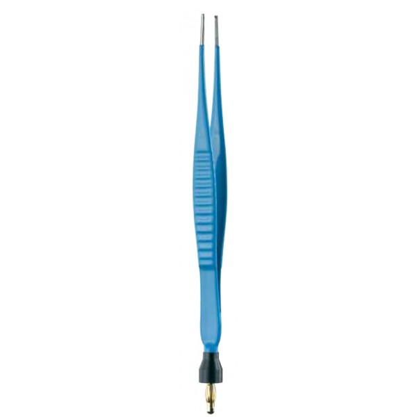 Pinza monopolar longitud 150mm puntas serradas con dientes - SONMEDICA